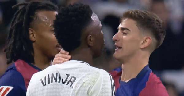 Gavi entró al minuto 87, se peleó con Vinicius y lo liquidó con una frase... - Bitbol