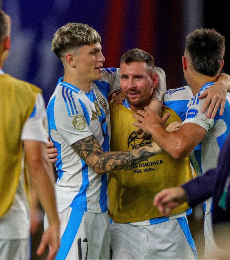 Garnacho habló de su presente con Argentina: "Jugar con Messi es un ...