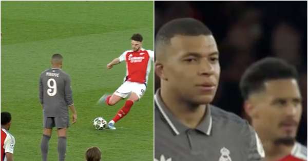 Mbappé se paró al lado de Declan Rice: su demoledora reacción tras el golazo - Bitbol